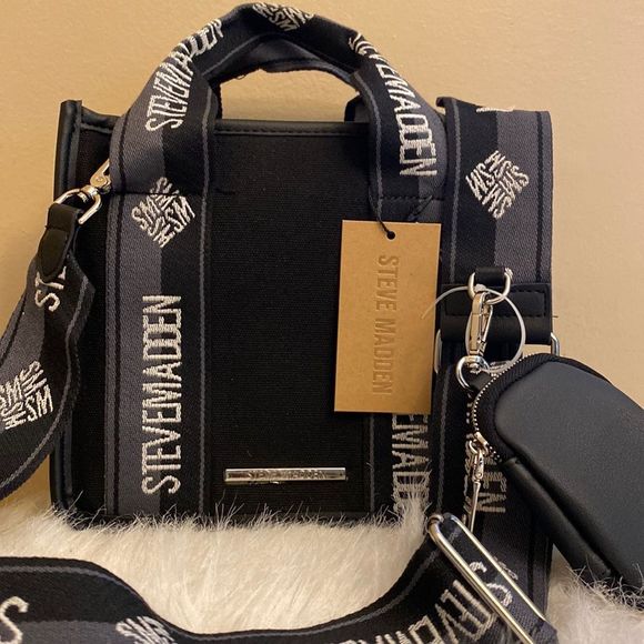 Steve Madden | Bags | Nwt Steve Madden Bwebber Satchelcrossbodycanvas ...